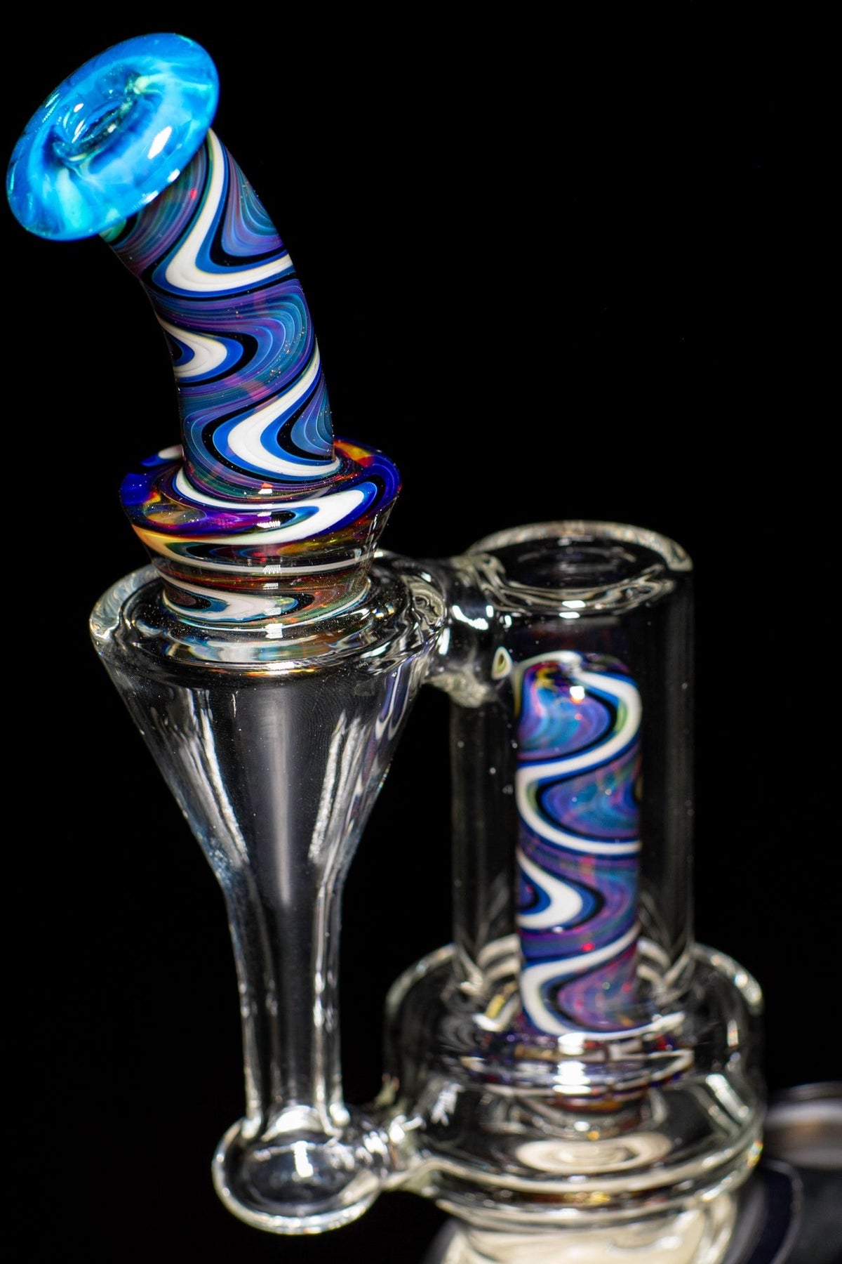 Puffco RBR Lightning Strike Wig Wag Meta Mouthpiece | Elevar Glass